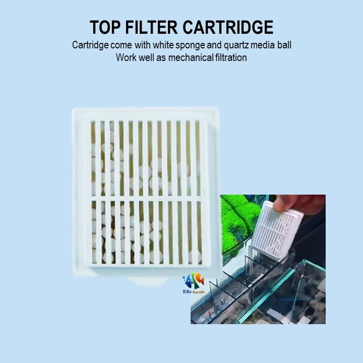 Yee Aquarium Top Filter Box Media filter box External filter with water ...
