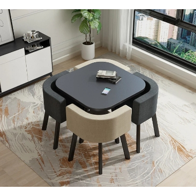 Simple and luxurious dining table household negotiation dining ...