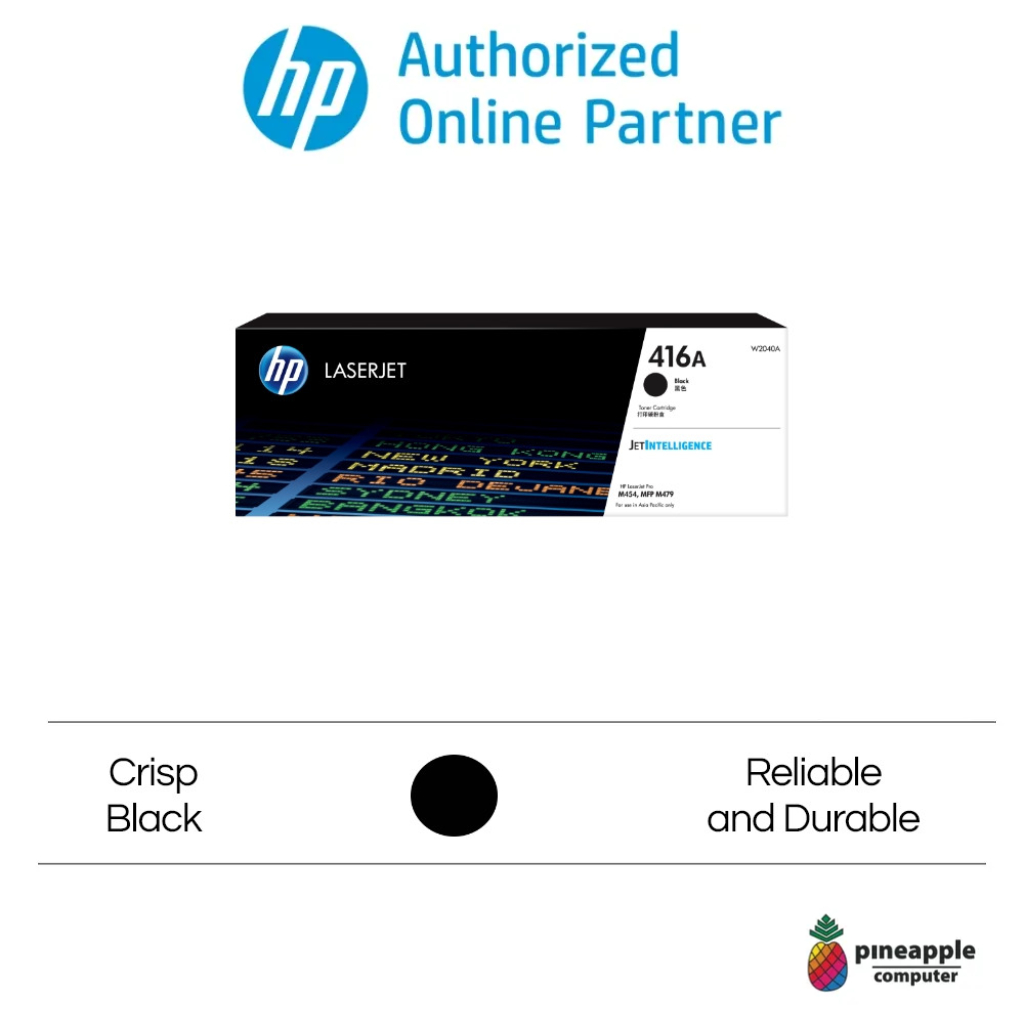 HP 416A Cyan, Magenta, Yellow, Black Original LaserJet Toner Cartridge ...