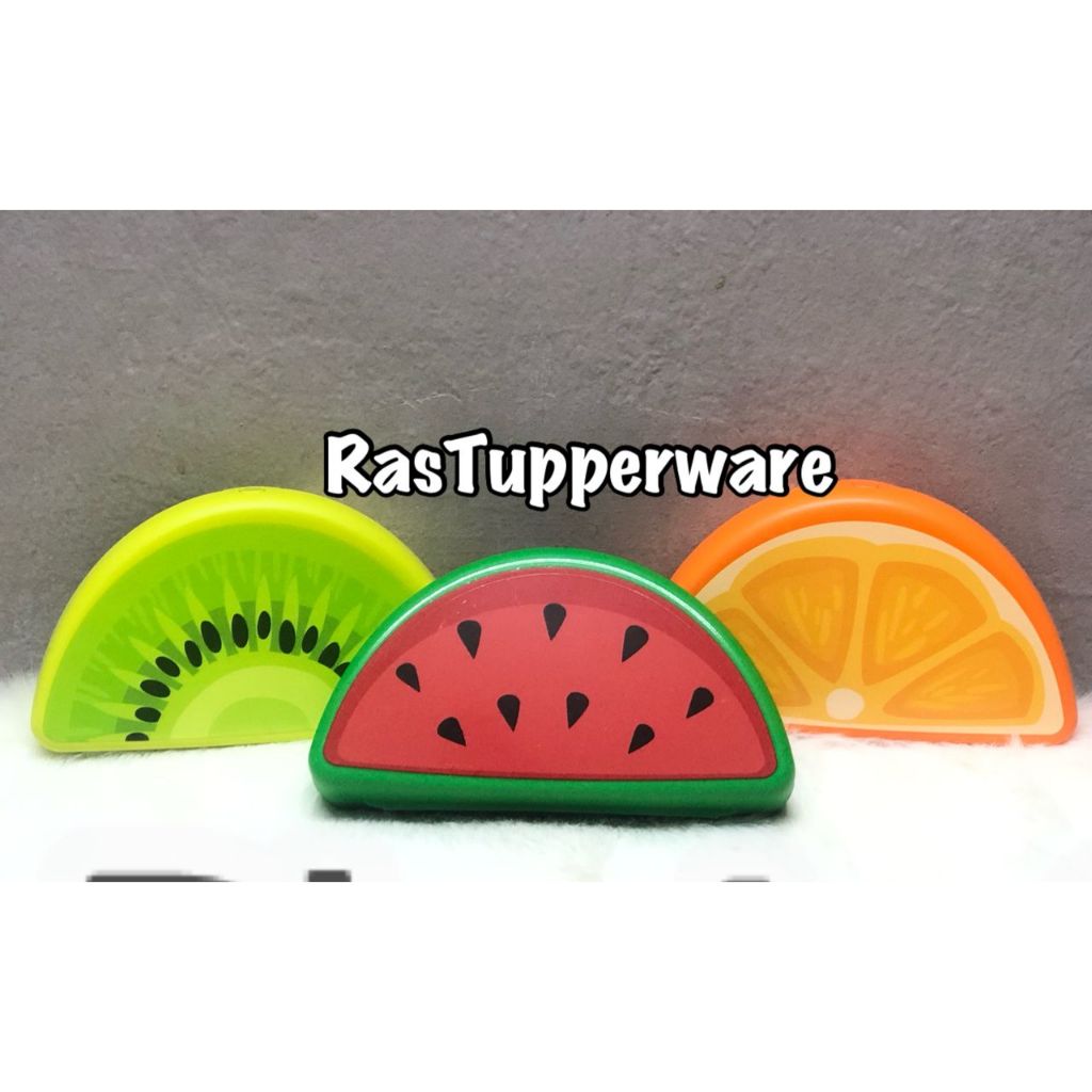 TUPPERWARE TUTTI FRUTTI KEEPER(ORANGE/KIWI/WATERMELON) | Shopee Malaysia