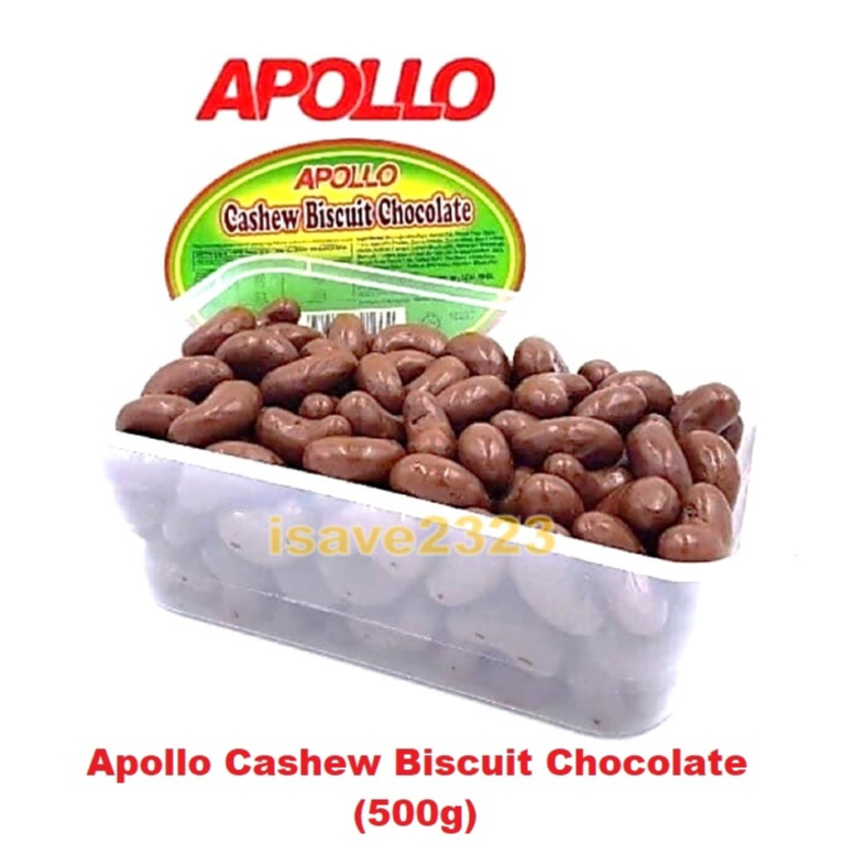 {BUY AT YOUR OWN RISK} Apollo Cashew Biscuit Chocolate (500g) | Shopee ...