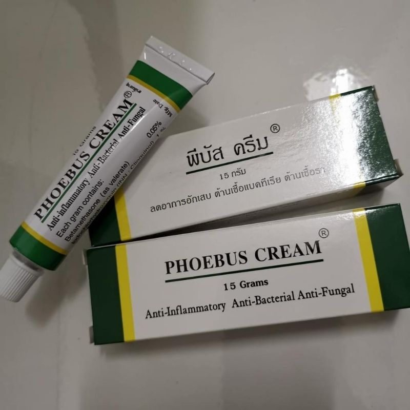 Original Thailand Phoebus Cream 15g Thai Phoebus Cream 15g | Shopee ...