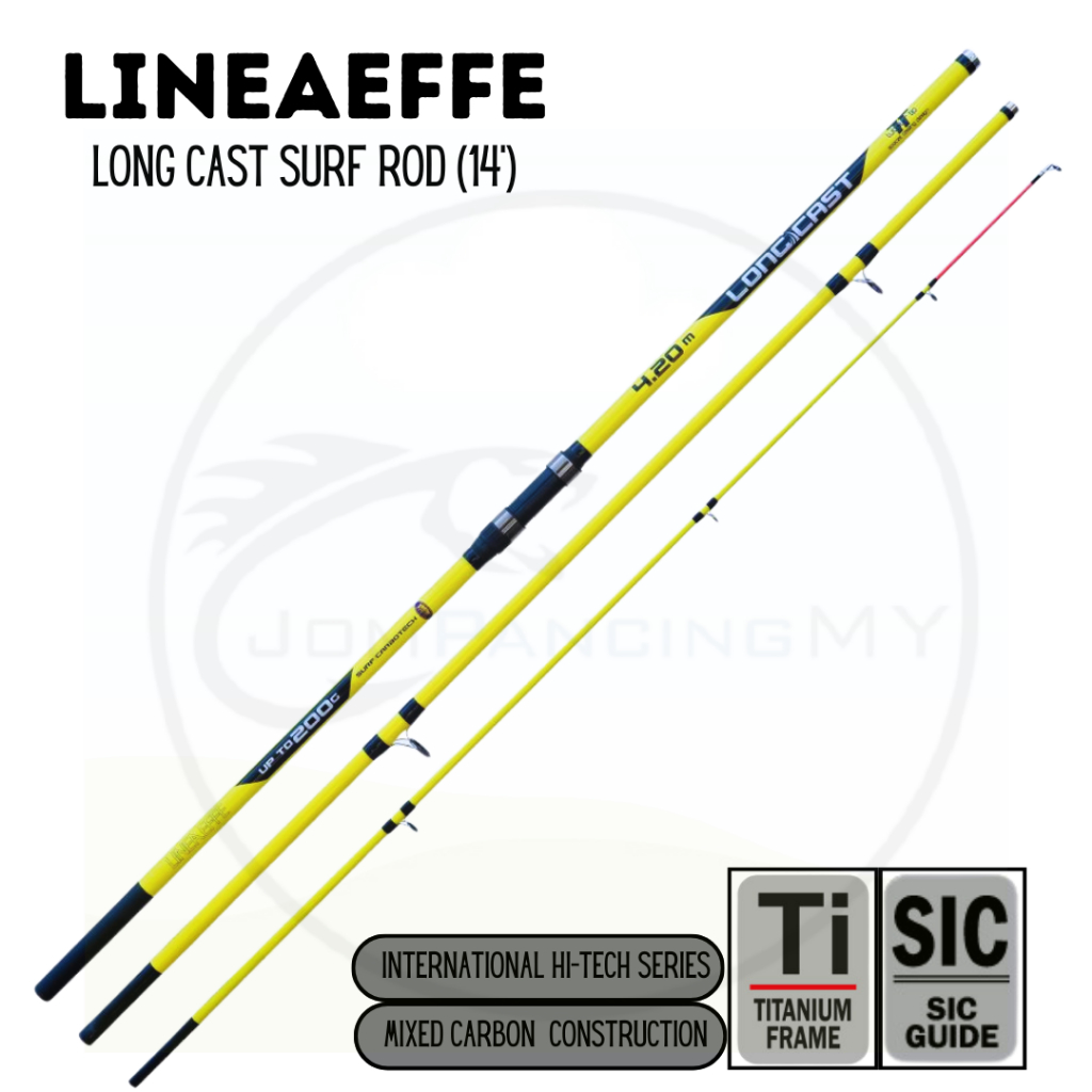 Lineaeffe Long Cast 4203 14ft Surf Fishing Rod Including PVC Price ...
