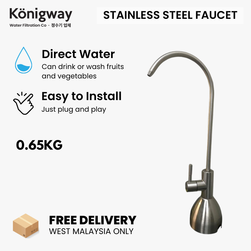 Stainless Steel Portable Faucet for Drinking Water Filter Dispenser ...