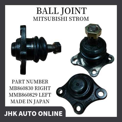 MITSUBISHI STROM BALL JOINT ORIGINAL MITSUBISHI MB860830 RIGHT MB860829 ...