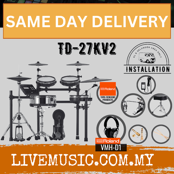 *SAME DAY DELIVERY* Roland TD-27KV2 V-Drums Electronic Digital Drum Set ...