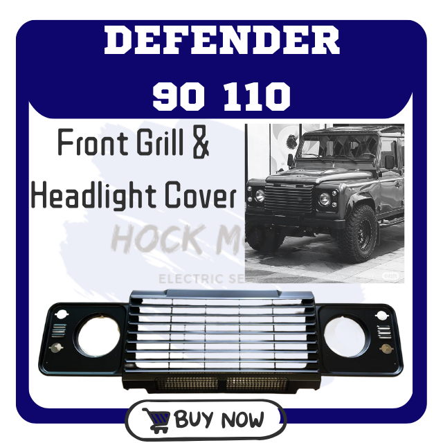 Front Grill & Headlight Cover For Land Rover Defender 90 110 | Shopee ...