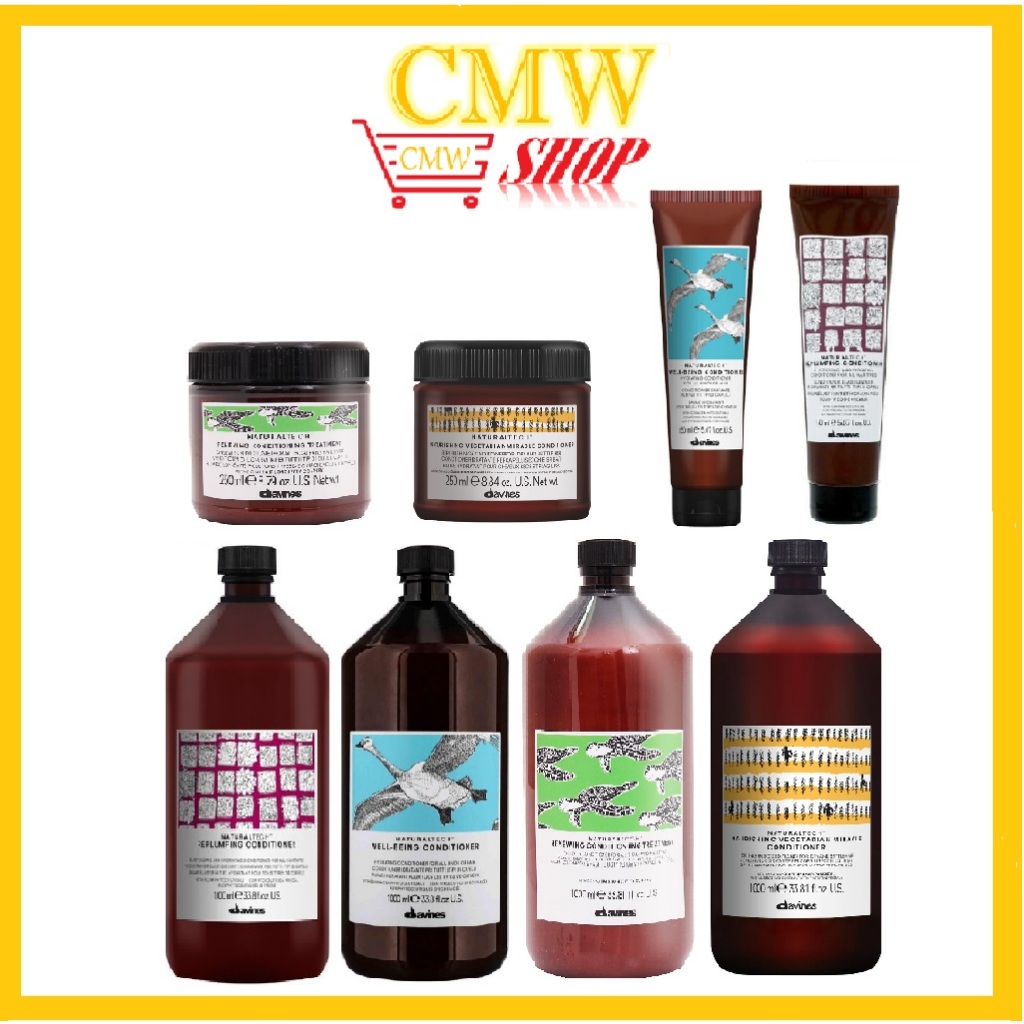 Davines Naturaltech Replumping /Well-Being/Nourishing Conditioner And Renewing Conditioning ...