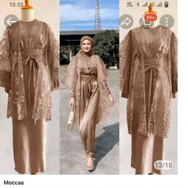 MAXY 2 IN 1 DRESS VIOLINE JUBAH GAMIS CARDIGEN ORGANZA | Shopee Malaysia