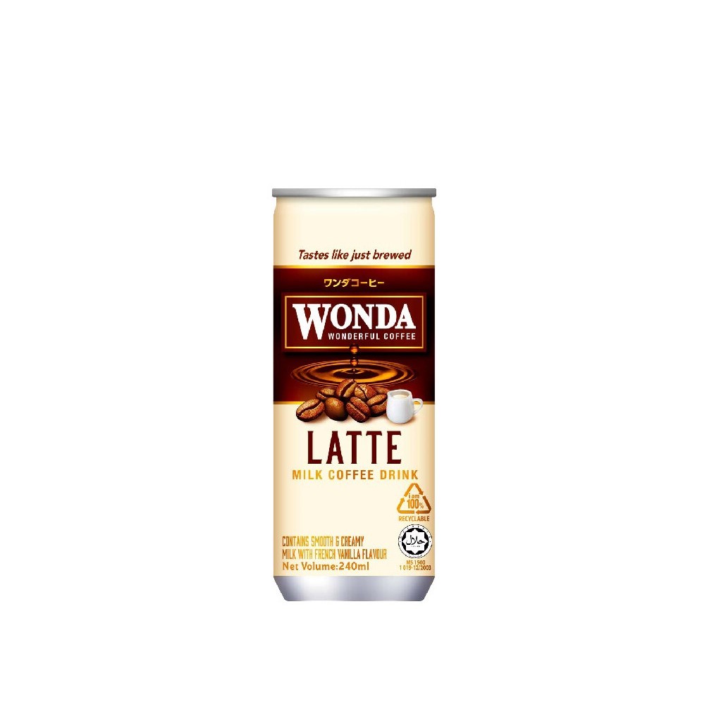 WONDA PREMIUM COFFEE LATTE (24 x 240ml) | Shopee Malaysia