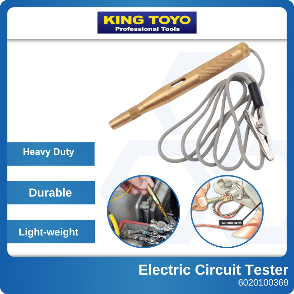 KING TOYO Electric Circuit Tester Test Lamp Light Car Light Tester ...