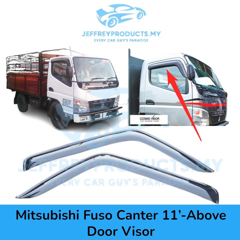 Mitsubishi Fuso Canter Lorry / Truck 2011 - Above ( 1Ton & 3Ton ) Door Visor (MADE IN MALAYSIA ...