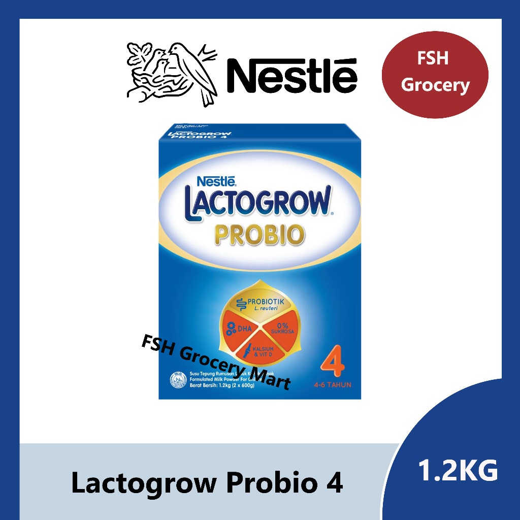 Nestle Lactogrow Probio Step 4 (1.2kg) Exp: 11/2024 | Shopee Malaysia