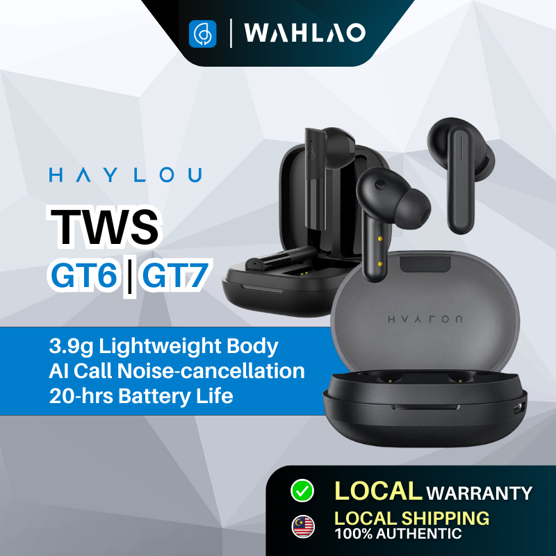 Haylou GT3 / GT6 / GT7 Neo Series True Wireless Bluetooth Earphones 5.0 Redmi Airdots Similar ...