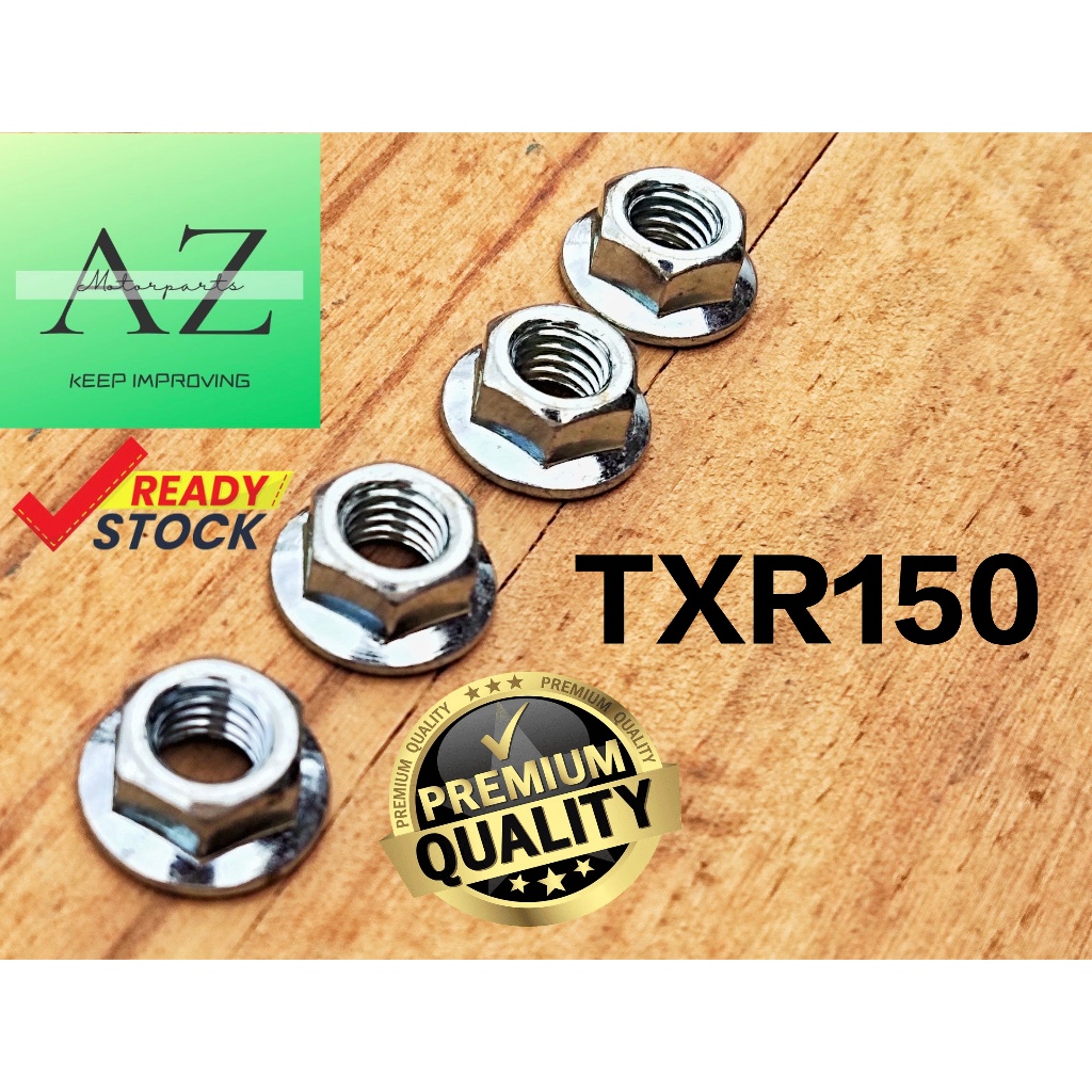 SUZUKI TXR150 PANTHER GAMMA NUT HEAD BLOCK ( 4 BIJI ) | Shopee Malaysia