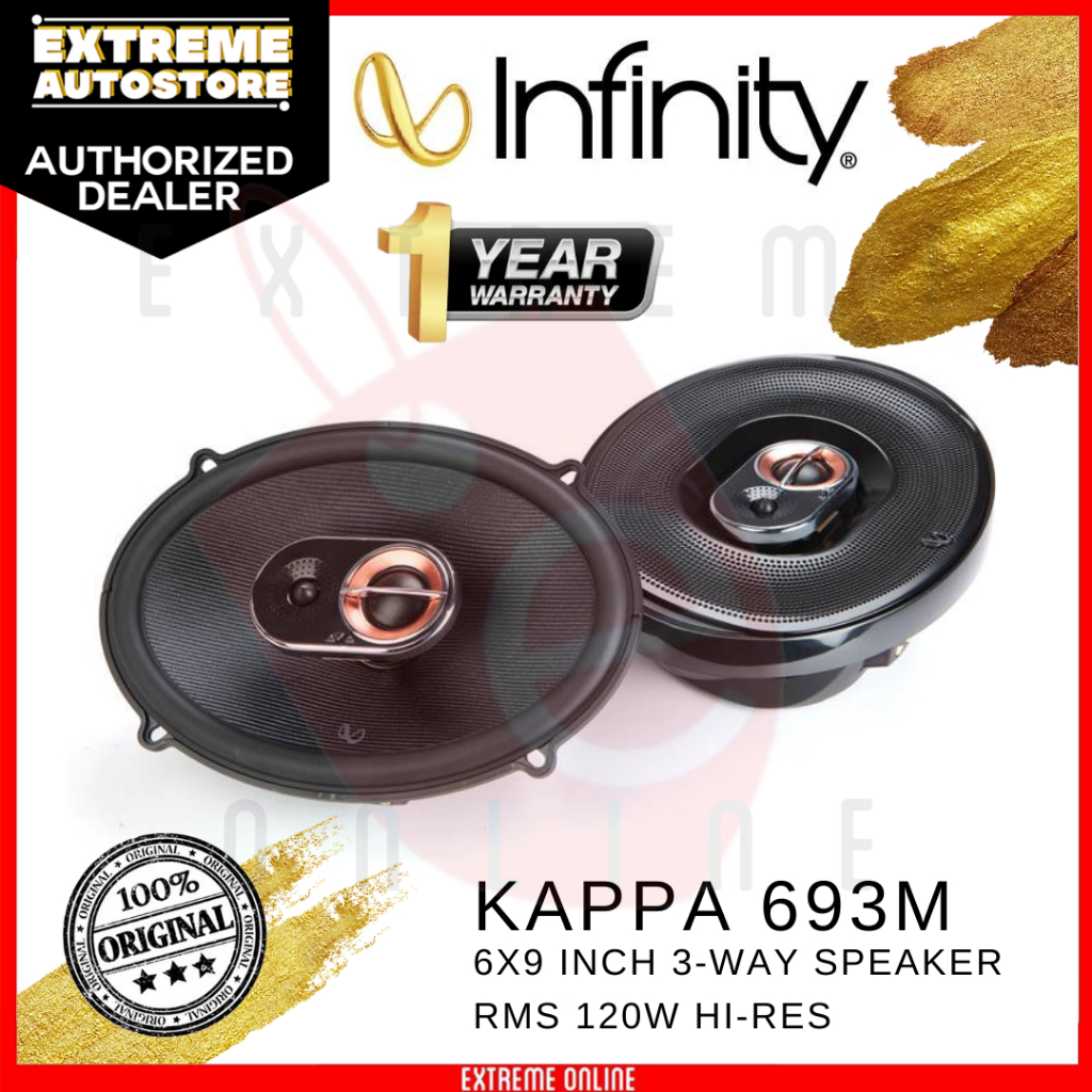 Infinity Kappa 693M Kappa Series 6"x9" 3-way car speakers | Shopee Malaysia
