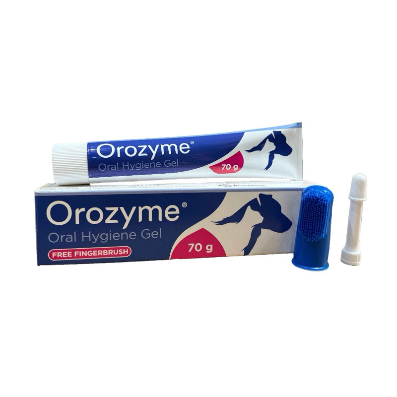 ORIGINAL OROZYME ORAL HYGIENE GEL - WITH FINGER BRUSH (70G) | Shopee ...