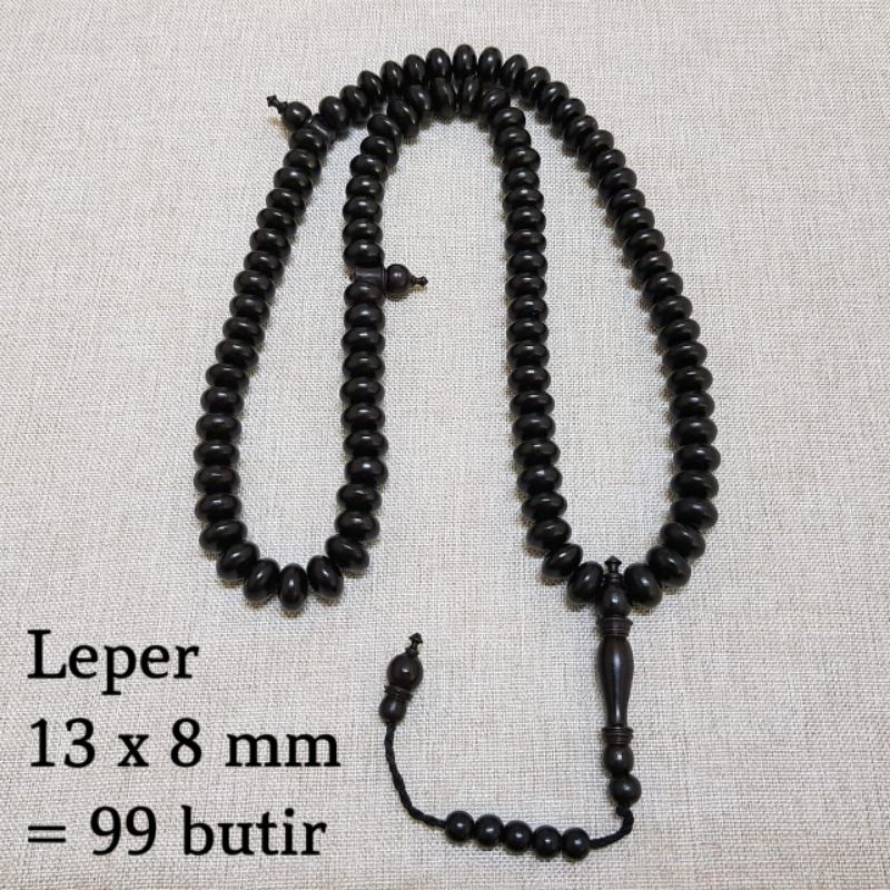 Tasbih Teras Gemunggal Hitam (100% Asli)/Kelor Hitam/Moringa Oleifera ...