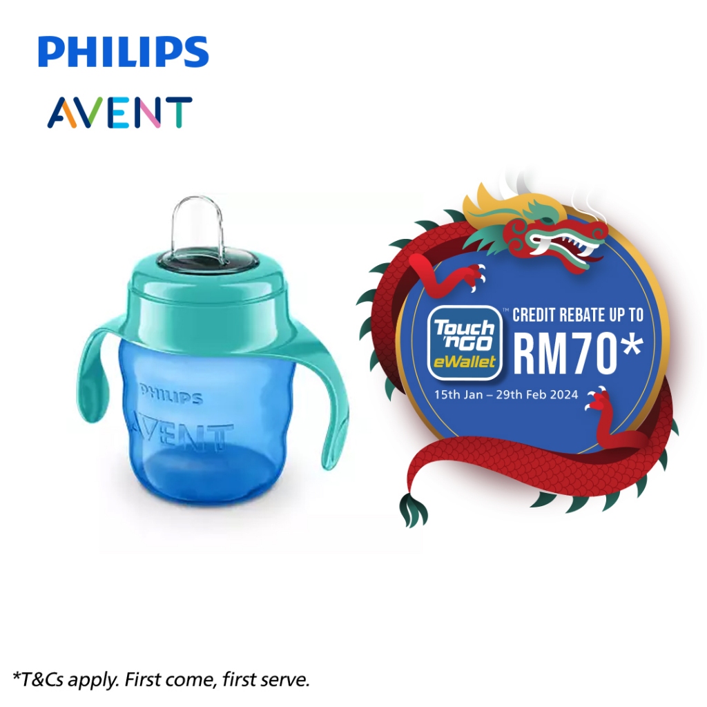 Philips Avent Easy Sip Spout Cup - Boy (7oz/200ml) SCF551/05 | Shopee ...