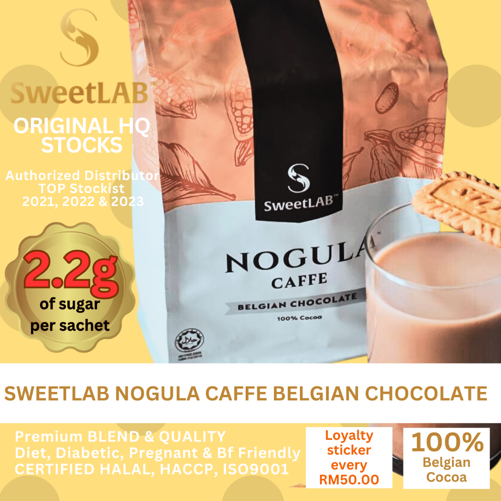 SWEET HEALTH Sweetlab Nogula Caffe Belgian Chocolate (Exp:2026 ...