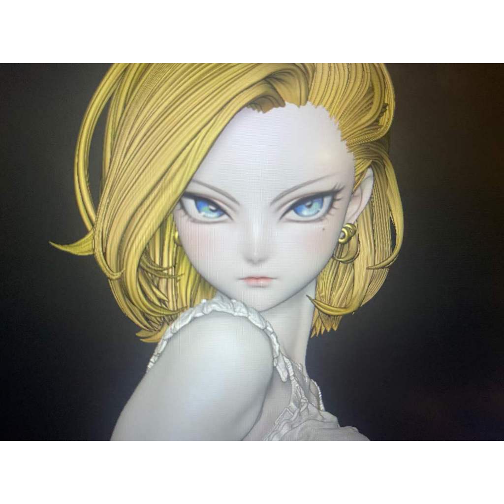 Faceted Pebble Studio - Android 18 2.0 Dragon Ball Resin Statue GK ...