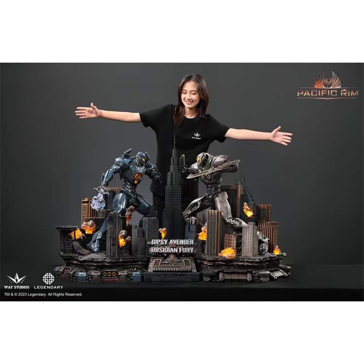 Way Studio - Gipsy Avengers vs Obsidian Fury Pacific Rim Resin Statue ...