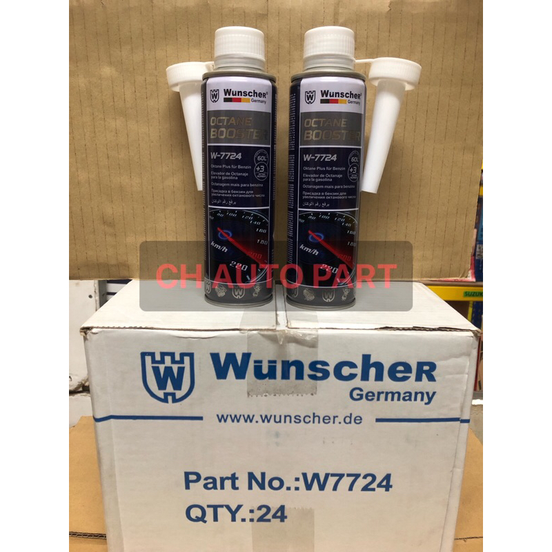 W-7724 OCTANE BOOSTER(PETROL CAR)WUNSCHER BRAND MADE IN GERMANY(300ml) OCTANE BOOSTER FOR PETROL ...