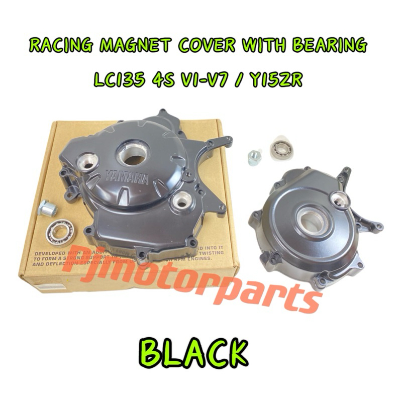 YAMAHA Y15ZR / Y15 V1 V2 / LC135-4S V1-V7 - RACING MAGNET COVER ENGINE WITH EXTRA SHAFT SCREW ...