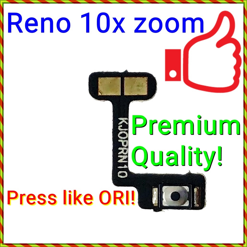 (Press like ORI) NEW On /Off Power Volume Buttons Switch Flex Ribbon for Oppo Reno 10x zoom ...