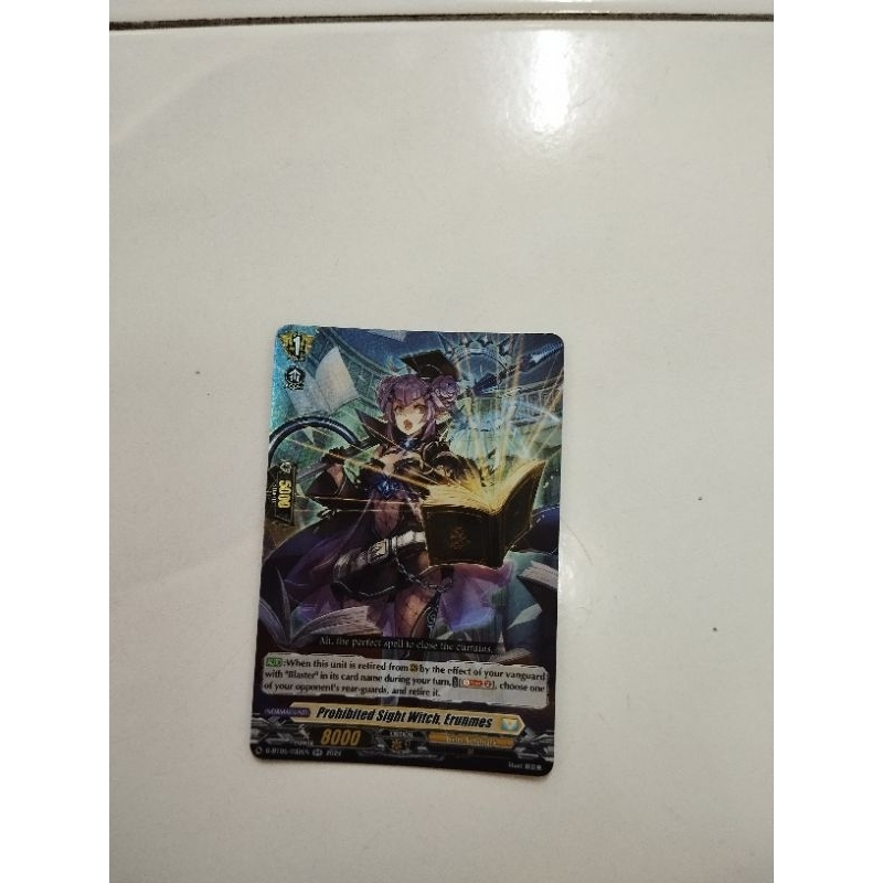 cardfight vanguard overdress English dbt-05 prohibited sight witch,erunmes | Shopee Malaysia