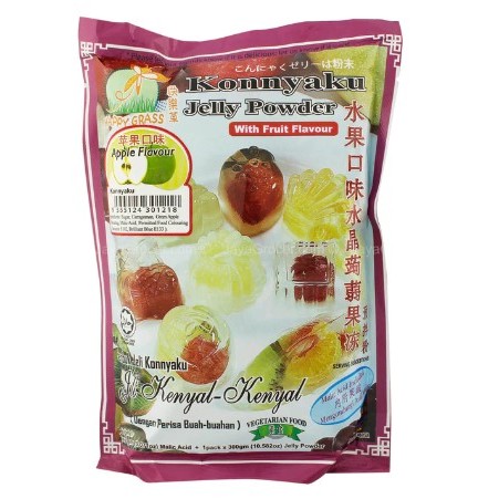 Happy Grass Konnyaku Jelly Powder Plain & All flavour 280g/300g HALAL ...