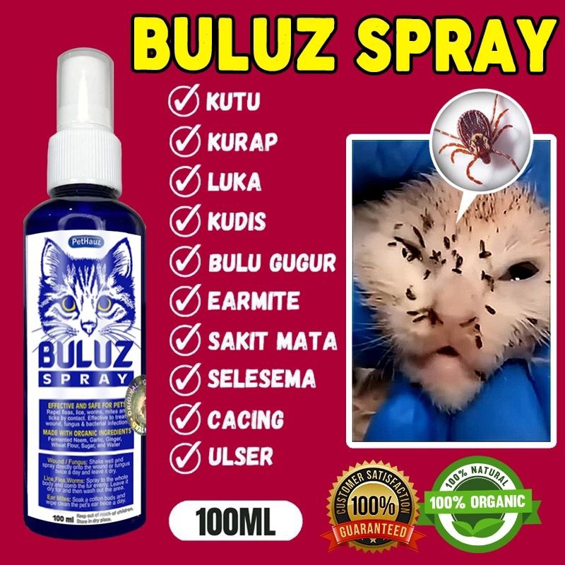 BULUZ Spray Ubat Kutu Mujarab | Shopee Malaysia