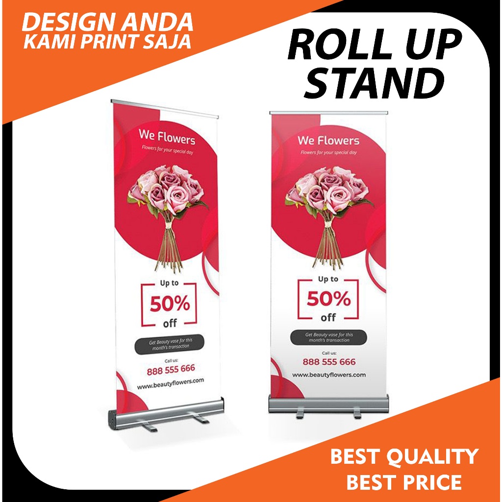 ROLL UP BUNTING ALUMINIUM STAND | Shopee Malaysia