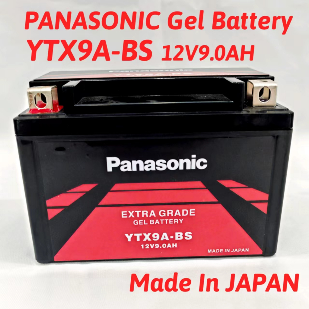 YTX9A-BS BATTERY JAPAN PANASONIC DUKE 200 390 / SKYLINE200 / ELEGAN ...