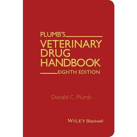 Plumb's Veterinary Drug Handbook: Pocket 8th Edition (the book paper ...
