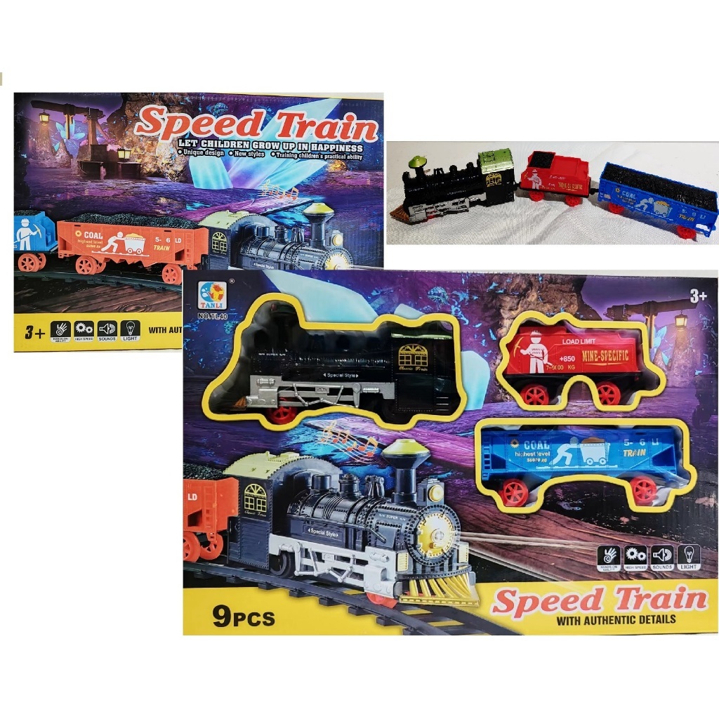 Mainan Kereta Api ( 3158) -Classic Speed Train With Music And Light Toy ...