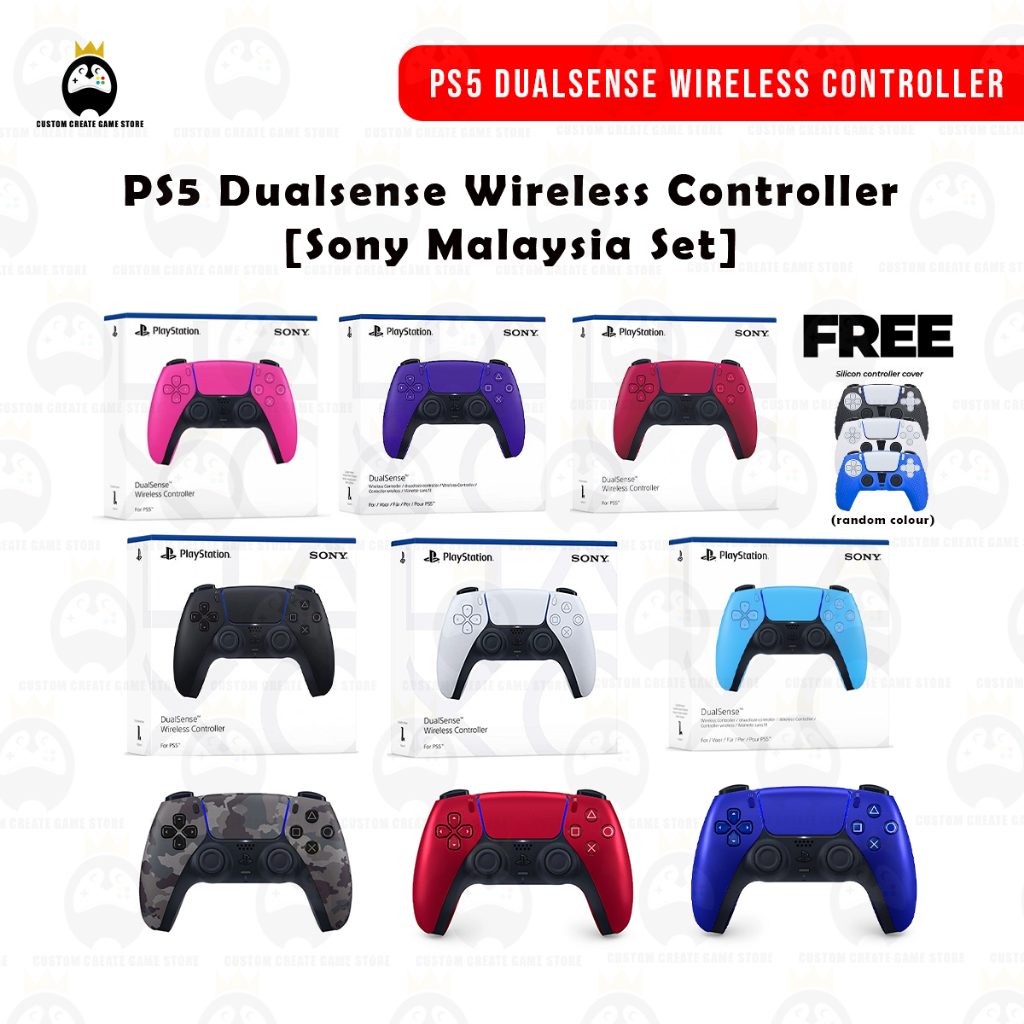 PS5 Sony PlayStation 5 Dual Sense Dualsense Wireless Controller [WARRANTY Sony Malaysia 1 YEAR ...