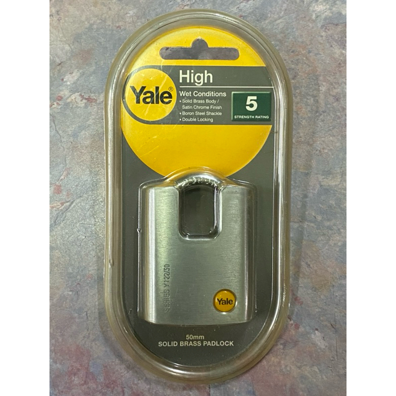 Yale Solid Brass Padlock 50mm | Shopee Malaysia
