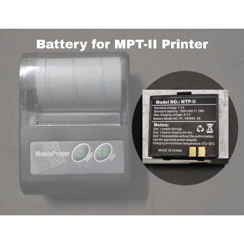 Original New Replacement Battery for MPT-2 Mini Bluetooth Portable ...