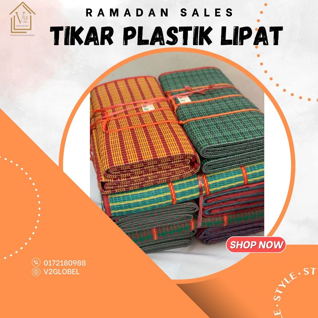 Tikar plastik berkelah/size besar (Random) | Shopee Malaysia