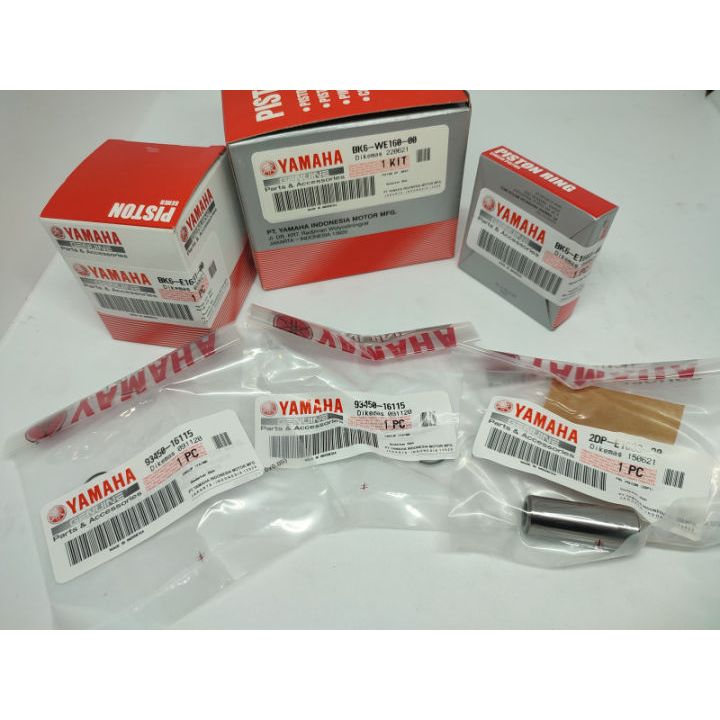 PISTON KIT YAMAHA R15 // YZF155 R15 V3 R15 NEW R15 VVA PISTON BK6-E1631 ...