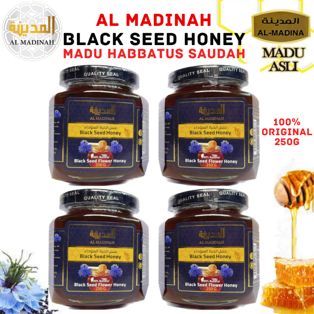 Madu Bunga Habbatussauda Asli | Almadinah Natural Black Seed Honey ...