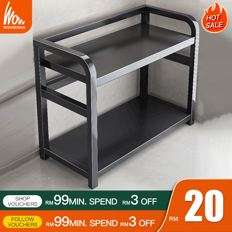 Kitchen Storage Rack Spice Rack Kitchen Rak Rempah Rak Serbaguna ...