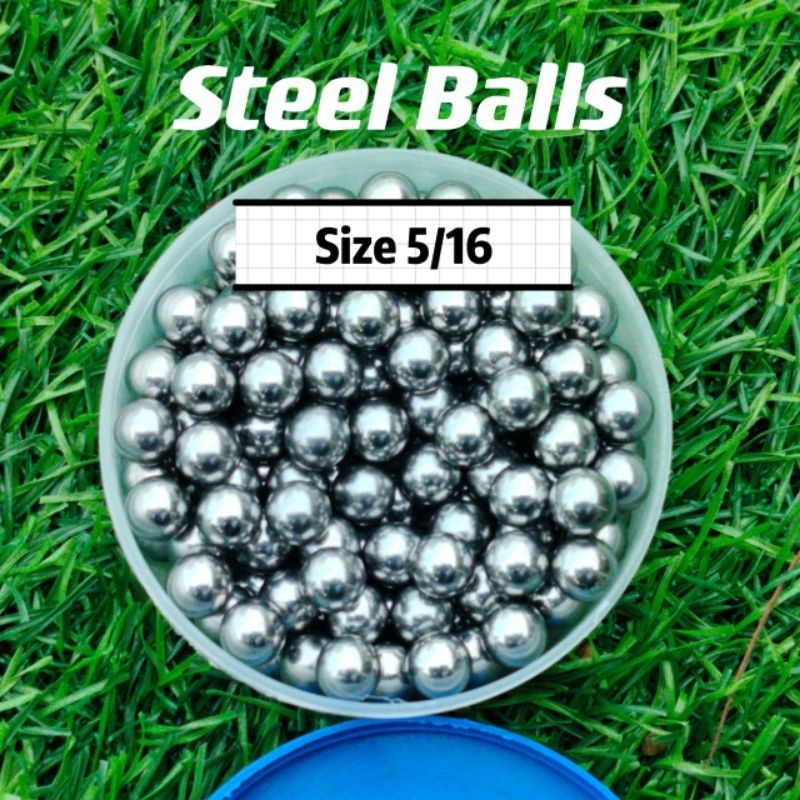 144pcs 8mm Ball Bearing Steel Bicycle Guli Besi Roda wheel rim 5/16 ...