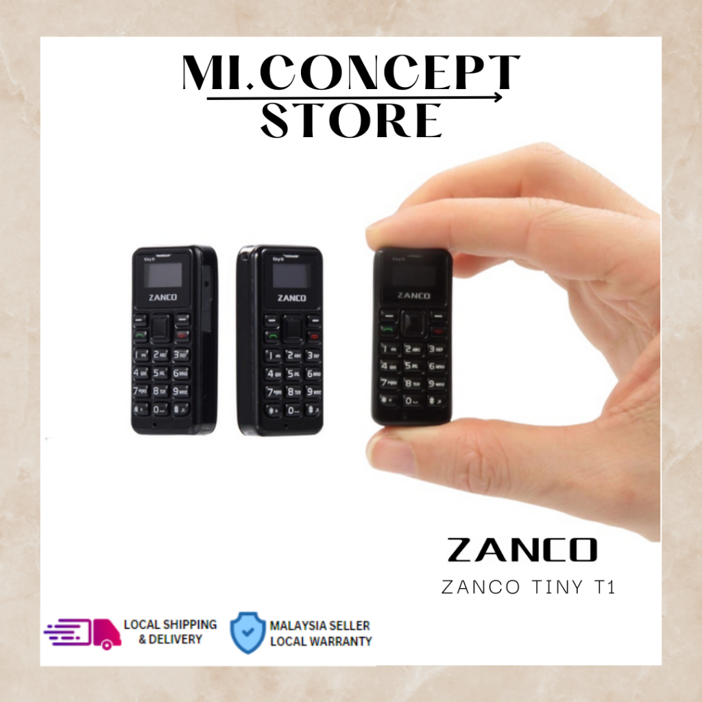 ZANCO Tiny t1 (World's Smallest Phone) | Shopee Malaysia