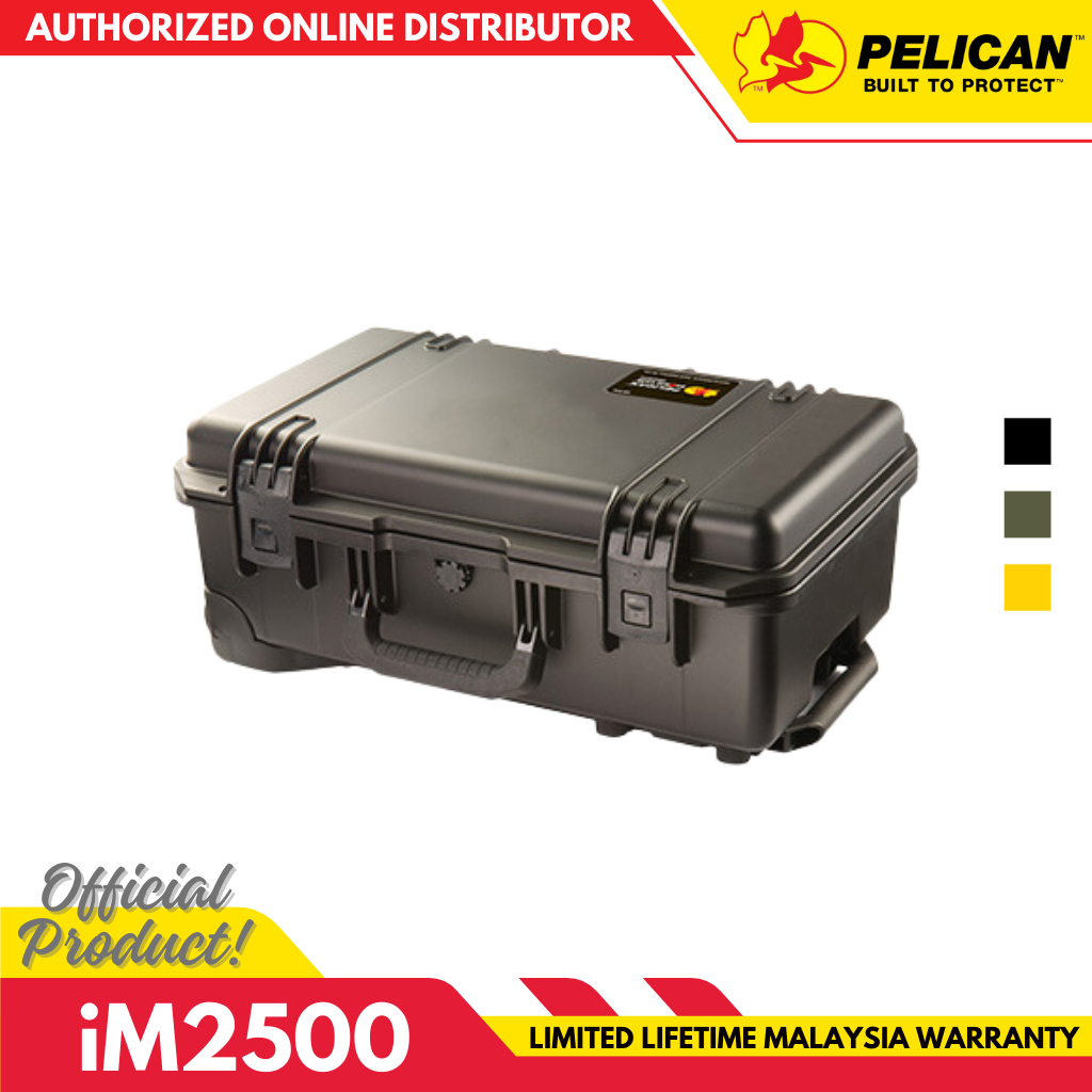 Pelican iM2500 Wheeled Storm Carry on Case with Foam - Black | Shopee Malaysia