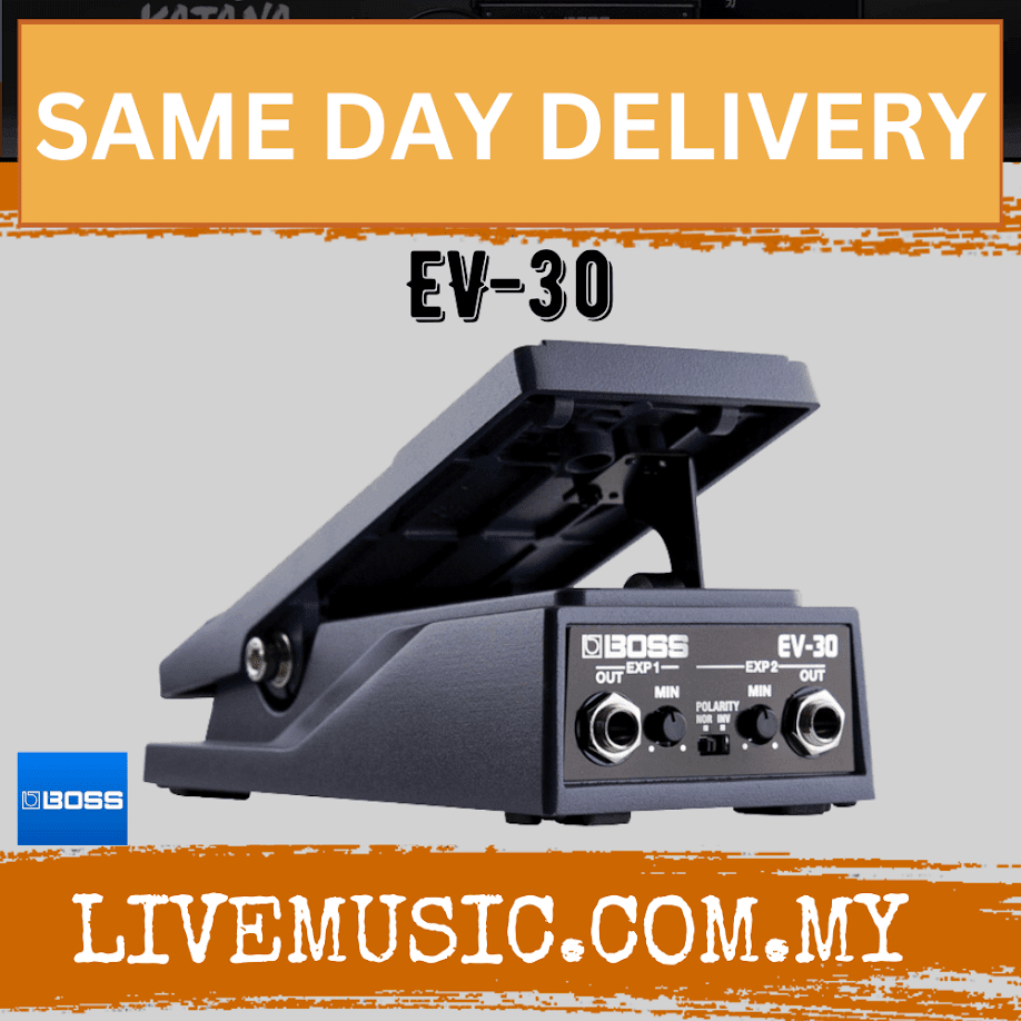 Boss EV-30 Dual Expression Pedal ( EV30 ) | Shopee Malaysia