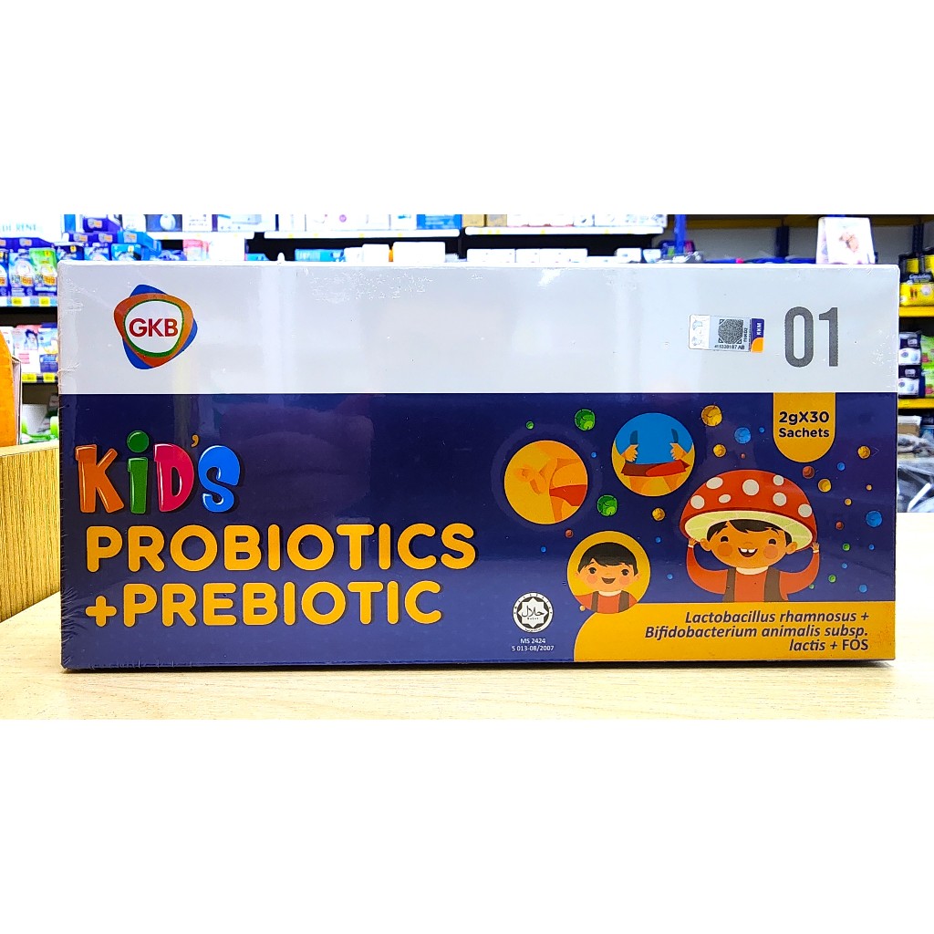 GKB KIDS PROBIOTIC + PREBIOTIC 30'S | Shopee Malaysia