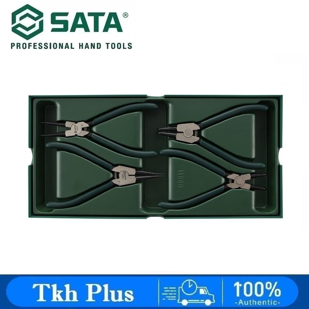 SATA 09911 4Pcs Snap Ring Pliers Set Heavy Duty Internal / External ...