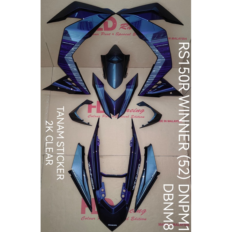 COVERSET HLD HONDA RS V1/V2/V3 DESIGN YAMAHA Y16 | Shopee Malaysia